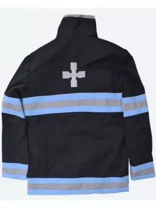 The American Jackets - Shinra Kusakabe Fire Force S03 Black Cotton Jacket