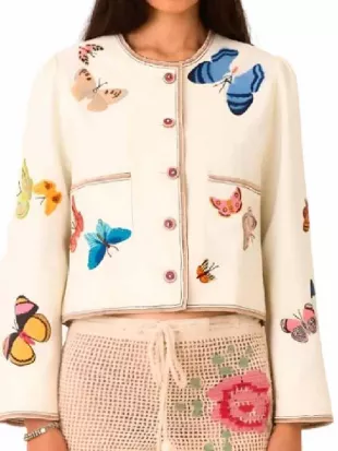 Stardom Jackets - Victoria Lampley Tamron Hall Show 2025 Butterfly Jacket