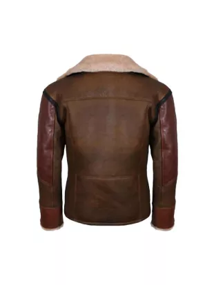 Wilson Jackets - Mens Aviator Raf B3 Leather Bomber Flying Jacket