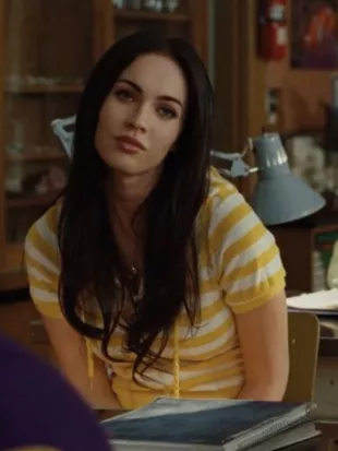 Wilson Jackets - Jennifer’s Body Megan Fox Yellow Striped Hoodie