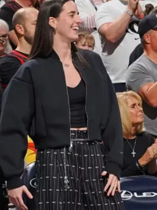 Hit Jacket - Caitlin Clark Indiana Fever Black Jacket