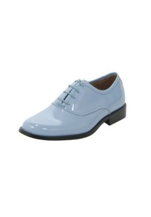 FunCostumes - Fun Costumes Baby Blue Tuxedo Shoes - L