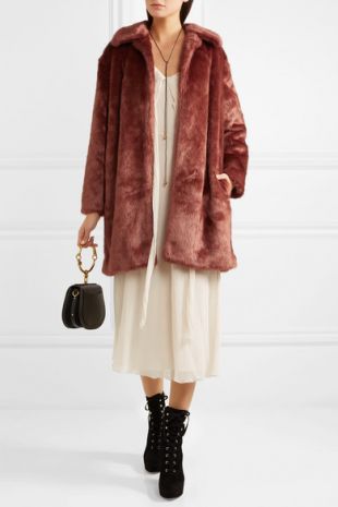 Frame - FRAME Faux fur coat