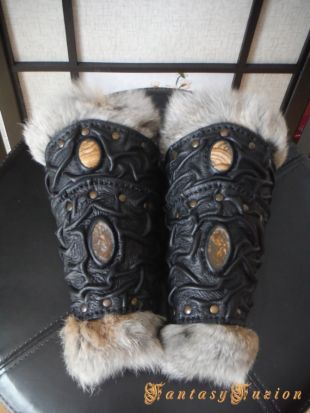 FantasyFuzion - Medieval VIKING Wizard Druid Warrior LARP Leather ...