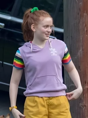 Stardom Jackets - Stranger Things S04 Max Mayfield Sleeveless Hoodie