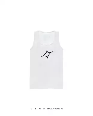 Vinn Patararin - Tank Top Cut Out White