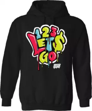merch - Bread Gang 123 Lets Go Merch Hoodie