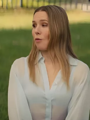 Wilson Jackets - Nobody Wants This S02 Kristen Bell Light Blue Chiffon Top