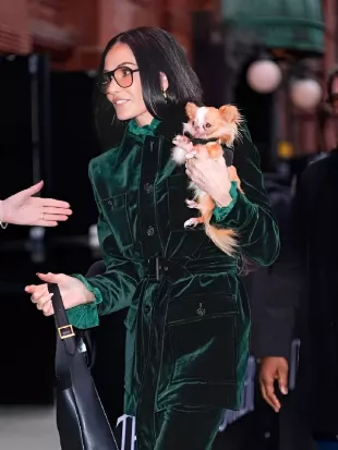 Wilson Jackets - Demi Moore NYC Green Velvet Jacket
