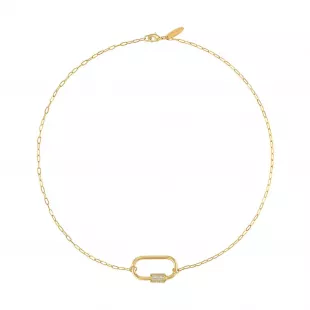 Logan Tay - Lock Link Necklace