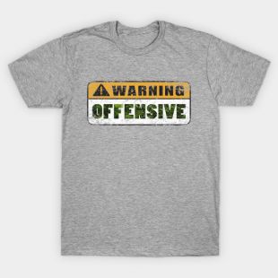 teepublic - Warning Offensive Tshirt