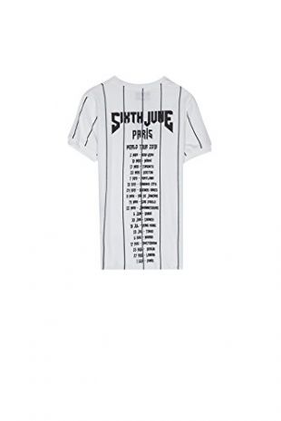 Sixth June - Sixth June T-Shirt rayé World Tour Noir
