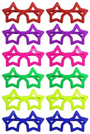 iLoveCos - iLoveCos Mode Star Shape Lunettes Verres en Forme d'Étoiles ...