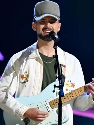 Hit Jacket - The Voice S28 Alex White Jacket