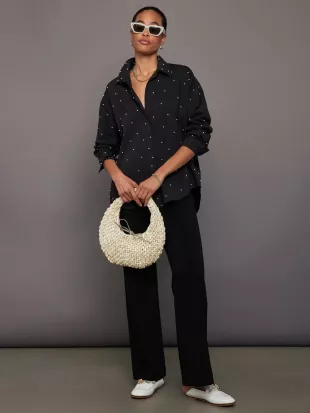 Theo The Label - Echo Pearly Shirt