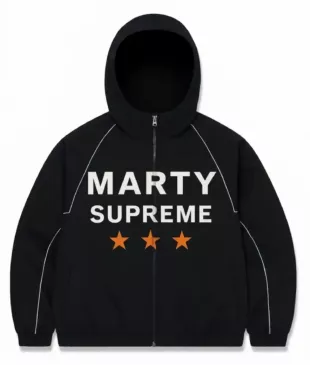 Chicago Jacket - Marty Supreme Black Jacket