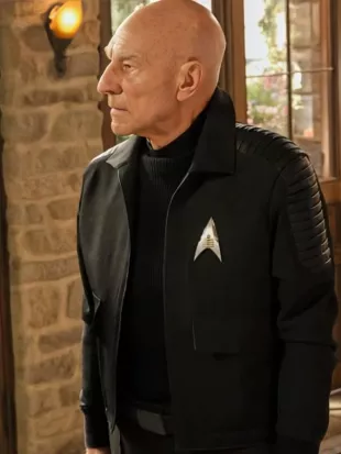 Wilson Jackets - Star Trek: Picard Jean-luc Picard Black Jacket