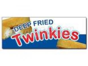 twinkies - 24" DEEP FRIED TWINKIES DECAL sticker homemade fryed stick ...