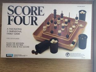 1971 Score Four Board Game Lakeside No 8325 Connect 4