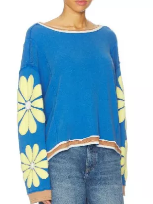 Victoria Jacket - High Potential S02 Kaitlin Olson Blue Flower Sleeves ...