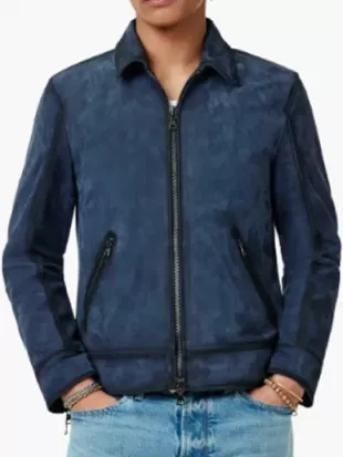 Stardom Jackets - Shifting Gears S02 Tim Allen Blue Suede Jacket