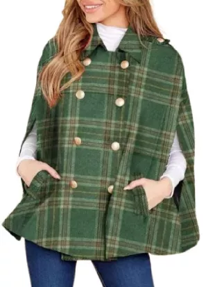 Victoria Jacket - The Traitors US S04 Tara Lipinski Green Cape Coat
