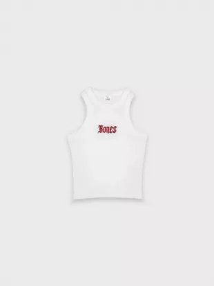 Bones Clubhouse - Billy Bones Club Gothic Singlet - White