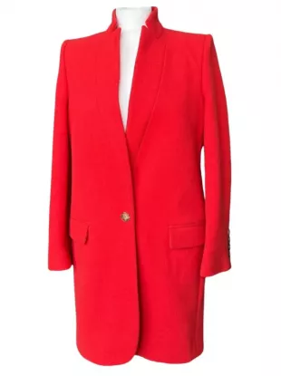 Officine Générale - Loriane Houndstooth Wool Blend Coat