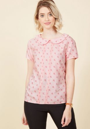 Modcloth - Play Tell Top in Umbrellas by Modcloth