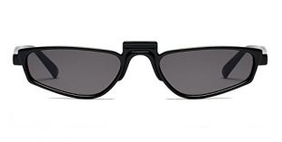 Freckles Mark - Super Skinny Narrow Geometric Small Sunglasses for ...