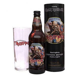 Trooper - Gravure personnalisée Trooper Verre à bière, 500 ml Trooper ...