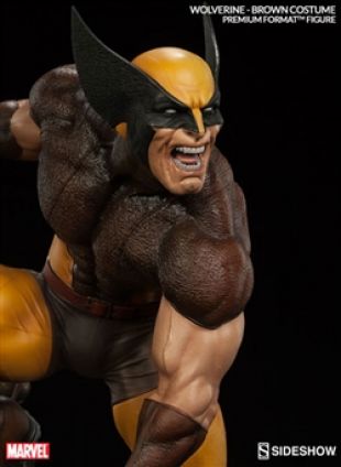 Marvel - Wolverine Brown Costume Sideshow Premium Format Figure 300116