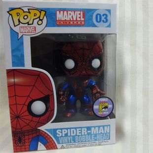 pop - Funko Spiderman Metallic (SDCC 2011) Pop! Vinyl