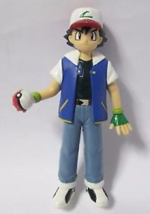 Pokemon Ash Ketchum Trainer Figure 1998 TOMY 4 1/2" tall | eBay