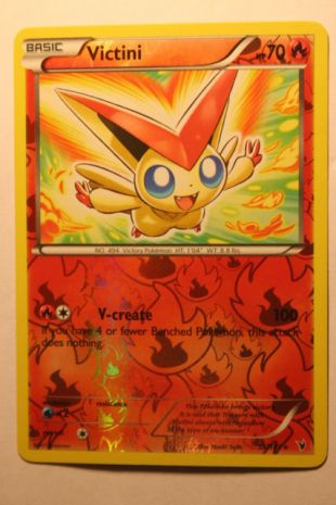 VICTINI 70PV 15/101 HOLO reverse Pokemon Card | eBay