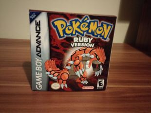 DangerousGames - Game Boy Advance Pokemon Ruby Repro ne Box avec Insert ...
