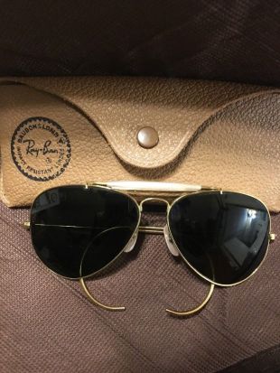 Ray-Ban - B&L Ray Ban USA 10K Gold Aviator Vintage Sunglasses / Frames ...