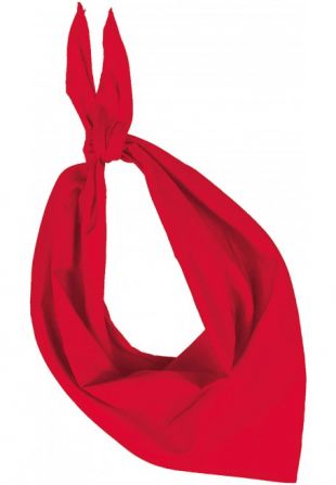 Foulard Bandana K Up K064 80% polyester 20% coton Rouge 83x41,50 mm