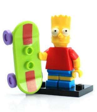 Lego - Lego Minifigures Simpsons 16 To Collect - Bart Simpson