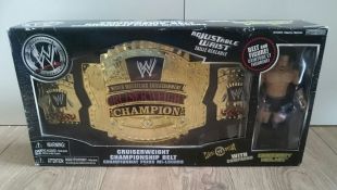 RARE boxed WWE WWF CLASSIC CRUISERWEIGHT CHAMPIONSHIP JAKKS WRESTLING ...