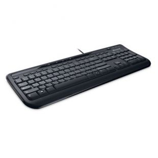 Microsoft - Microsoft Wired Keyboard 600 - Clavier filaire Noir AZERTY