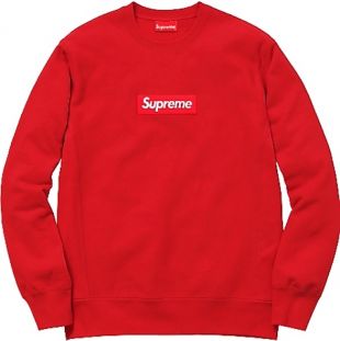 Supreme - Supreme Box Logo Crewneck Red