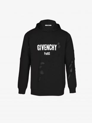 Givenchy - Sweatshirt à capuche GIVENCHY PARIS destroyed | GIVENCHY Paris