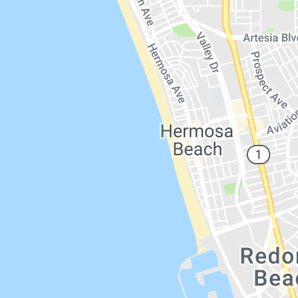 Hermosa Beach Pier, Pier Avenue, Hermosa Beach, Californie, États-Unis