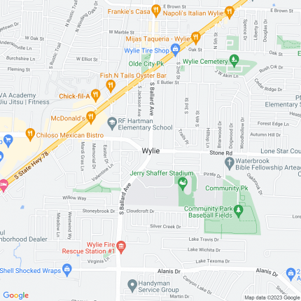 Wylie in Texas in USA as seen in Love & Death TV series locations ...