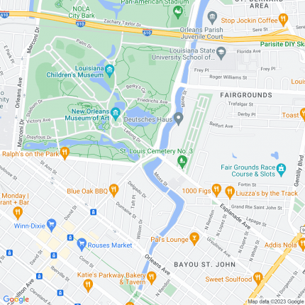 Gracey Manor on Esplanade Street in New Orleans, Louisiana as seen in ...