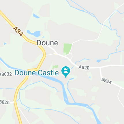 The Doune Castle in Scotland, renamed Castle Leoch in the series ...
