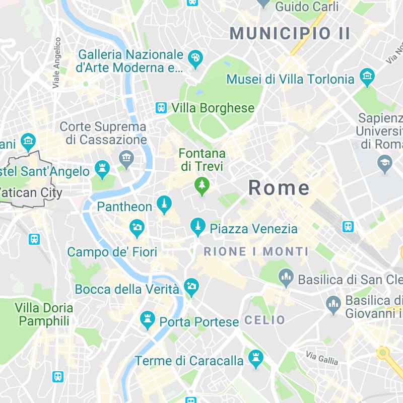 Map Of Rome Trevi Fountain A Complete Guide To The Trevi Fountain In