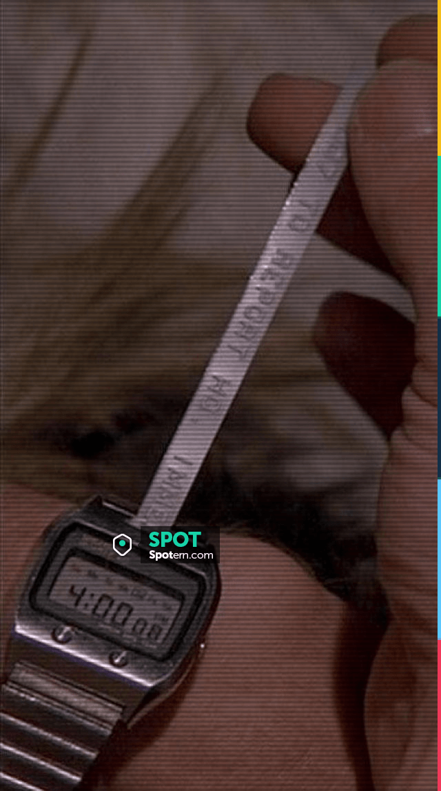 The watch Seiko LCD James Bond (Roger Moore) in The Spy who loved me ...
