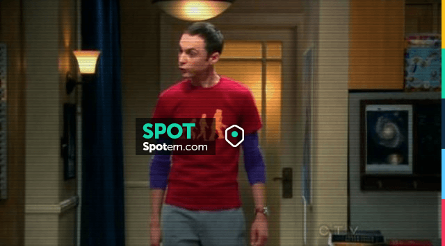 La camiseta "Robot Evolution" de Sheldon Cooper (Jim Parsons) dans The ...